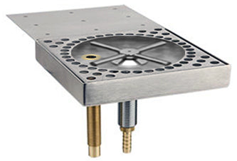 Glass Rinser Beer Drip Tray Assembly With Side Mount Flange – Draft ...